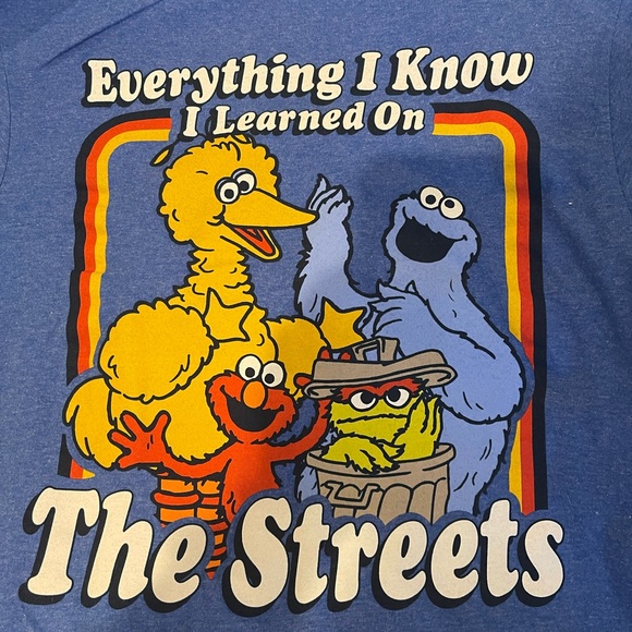 Sesame Street | Tops | Sesame Street Everything I Know I Learned On The ...